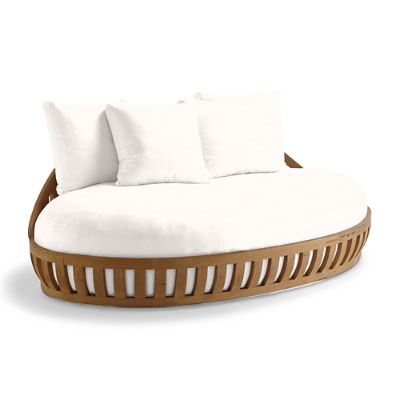 Lana Teak Daybed with Cushions | Frontgate