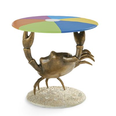 Crab Beach Ball Side Table | Frontgate