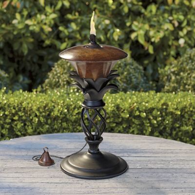 Pineapple Tabletop Torch | Frontgate