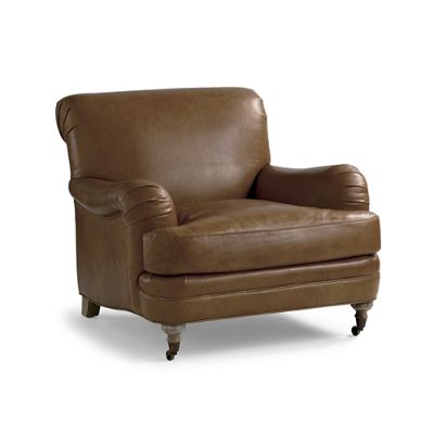 Alaster Leather Chair | Frontgate