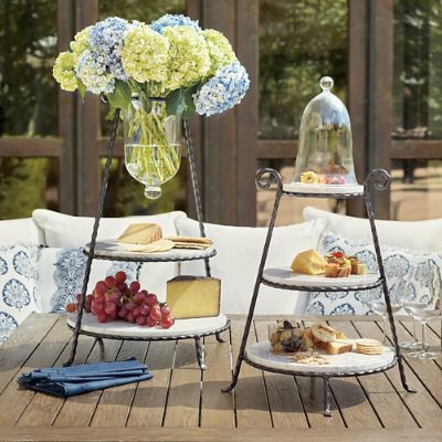 Adeleine 3-Tiered Garden Server | Frontgate