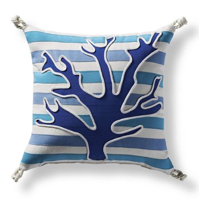 Graphic Coral Outdoor Pillow | Frontgate