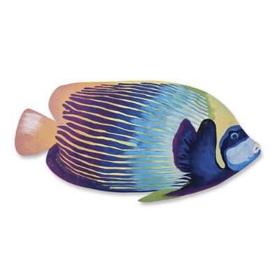 Hand-felted Emperor Angelfish Mat | Frontgate