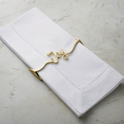Joy Napkin Wraps, Set of Four | Frontgate