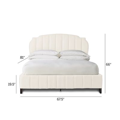 Allie Upholstered Bed | Frontgate