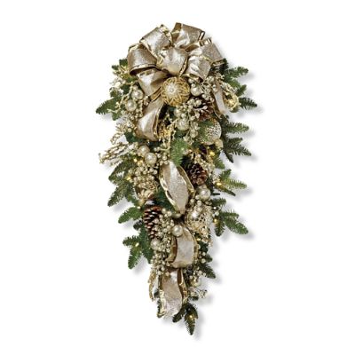 Gilded Elegance Cordless Outdoor 3' Swag | Frontgate