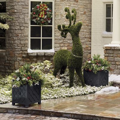White Christmas 32" Urn Filler | Frontgate