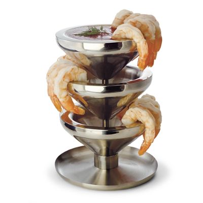 Super Chill Shrimp Tower with Gel-Based Freezing Layer & Stainless ...
