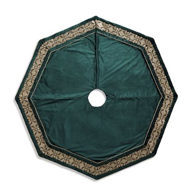 Christmas Velvet 72" Octagon Tree Skirt | Frontgate
