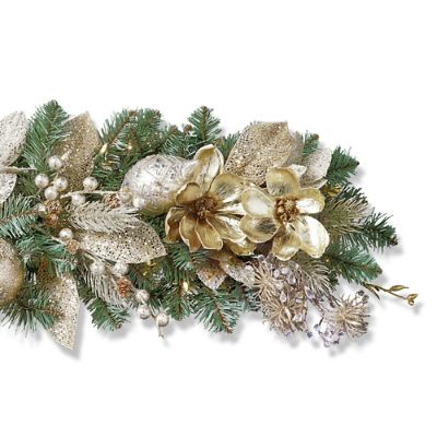 Gilded Elegance Cordless 6' Garland | Frontgate