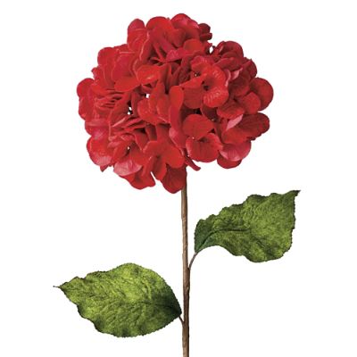 Red Velvet Hydrangea Stems, Set of 12 | Frontgate