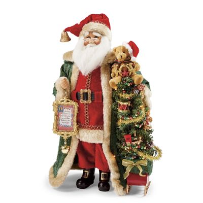 Lighted Christmas Morning Santa | Frontgate