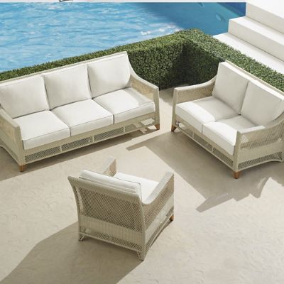 Graham 3-pc. Sofa Set in Shell Finish | Frontgate
