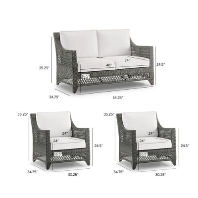 Graham 3-pc. Loveseat Set | Frontgate