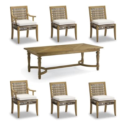 Laguna 7-pc. Rectangle Dining Set | Frontgate