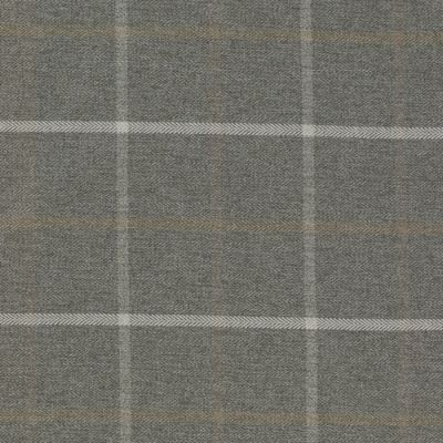 Windowpane Plaid Slate Fabric | Frontgate