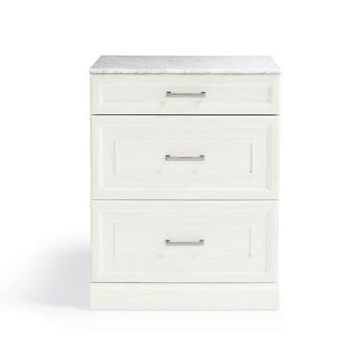 Hunter Modular Collection Blanca with Carrara Marble Top & Oak Frames