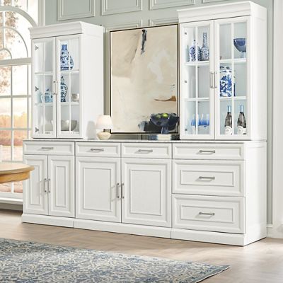 Hunter Modular Collection Blanca with Carrara Marble Top & Oak Frames