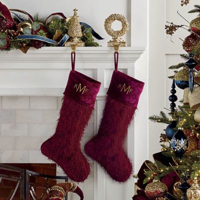 Gold Tree Stocking Holder | Frontgate