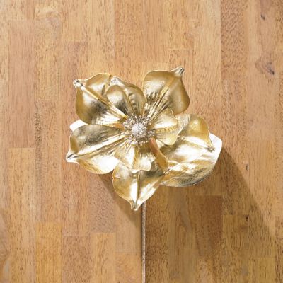 Metallic Gold Magnolia 23" Stems, Set of 12 | Frontgate