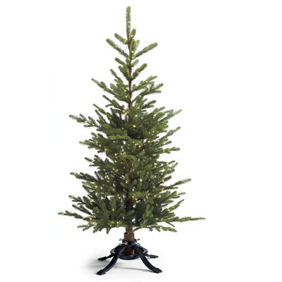 Fresh Cut Netted Micro Light Faux Trees, Set of Two | Frontgate