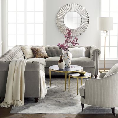 Adora Round Wall Mirror | Frontgate