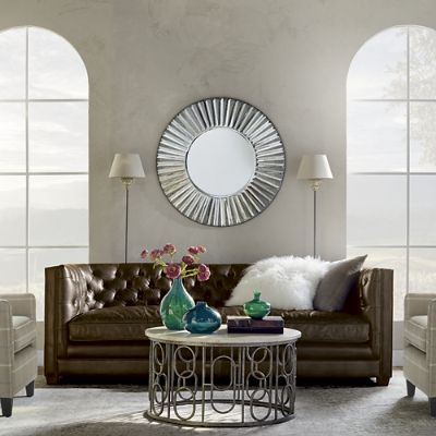 Adora Round Wall Mirror | Frontgate