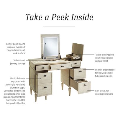 Laurel Ultimate Vanity | Frontgate