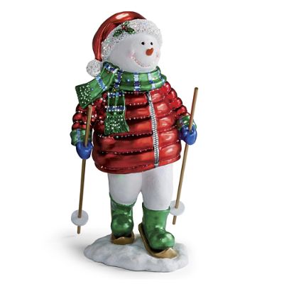 LED Fiber optic Snowmen | Frontgate