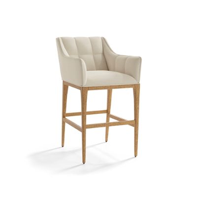 Gramercy Bar & Counter Stool with Arms in Sandstone Finish | Frontgate
