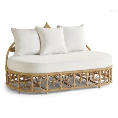 Rattan lotus daybed store