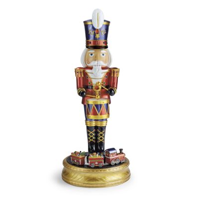63" Nutcracker with Train | Frontgate
