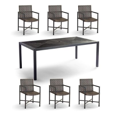 Augustine 7-pc. Rectangle Dining Set | Frontgate