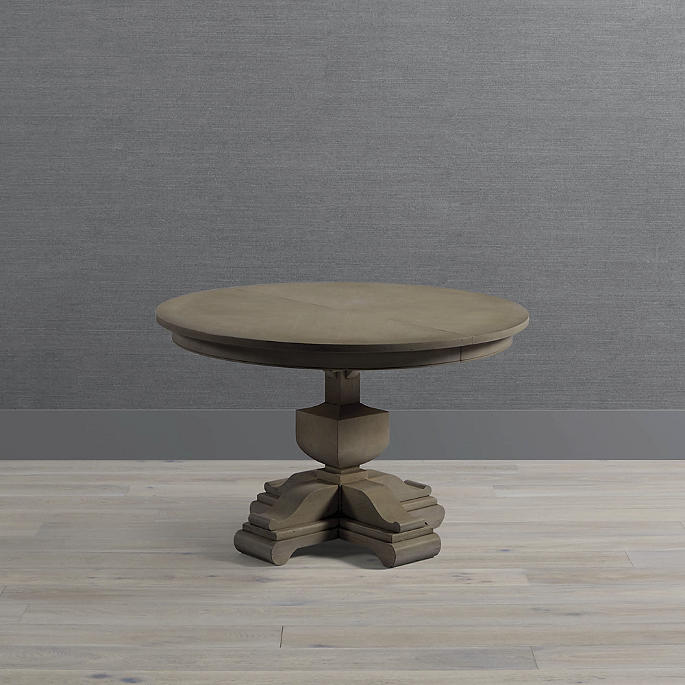Alden Expandable Round Dining Table | Frontgate Alden Expandable Round Dining Table | Frontgate