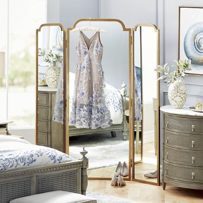 Darcy Trifold Mirror | Frontgate