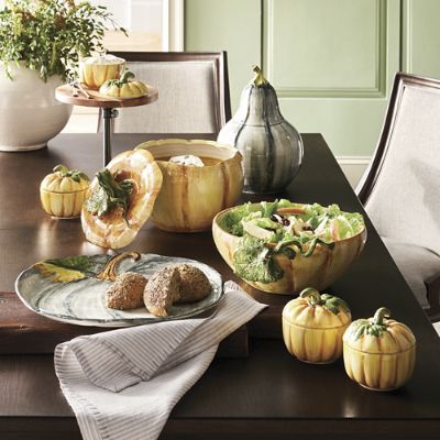 Pumpkin Ceramic Serveware Collection | Frontgate