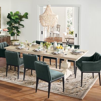 Alden Expandable Rectangular Dining Table | Frontgate