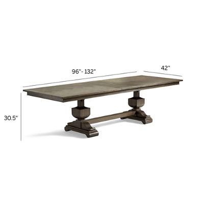 Alden Expandable Rectangular Dining Table | Frontgate