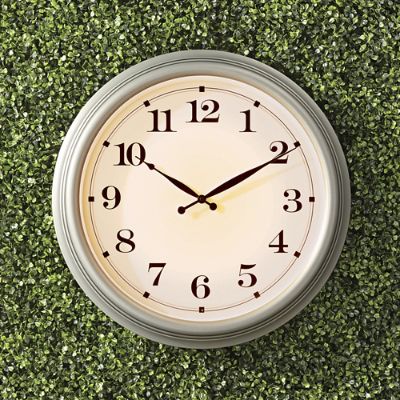 Jameson Illuminated Indoor/Outdoor Clock | Frontgate