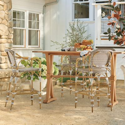 Teak Farmhouse Bar Table | Frontgate