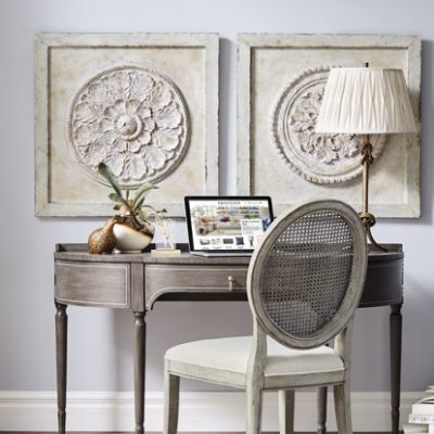 Taylor Demilune Desk/Vanity | Frontgate