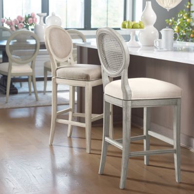 Georgia Cane Swivel Bar & Counter Stool | Frontgate