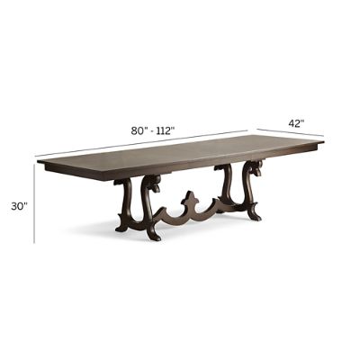 Vercelli Expandable Rectangular Dining Table | Frontgate