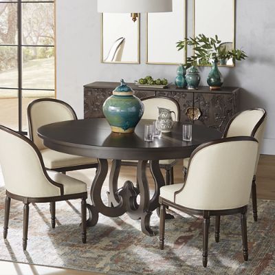 Vercelli Expandable Round Dining Table | Frontgate