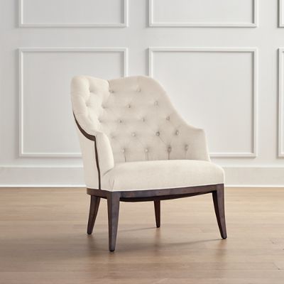 Garrett Accent Chair in Dark Brown Finish | Frontgate