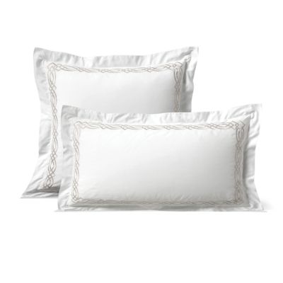 Resort Diamond Trellis Shams | Frontgate