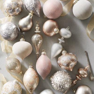 Silver Bells 40-piece Ornament Collection | Frontgate