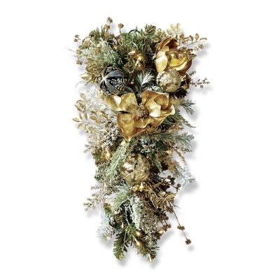 Gold Rush Indoor Cordless 32" Modular Garland | Frontgate