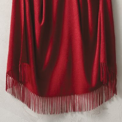 Cashmere Fringe Throw | Frontgate