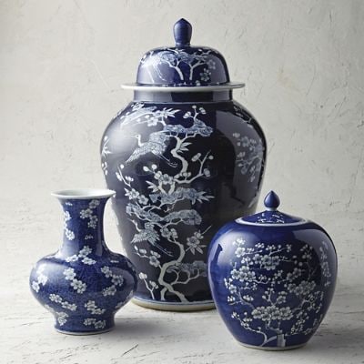 Deep Indigo Ming Ceramic Collection | Frontgate